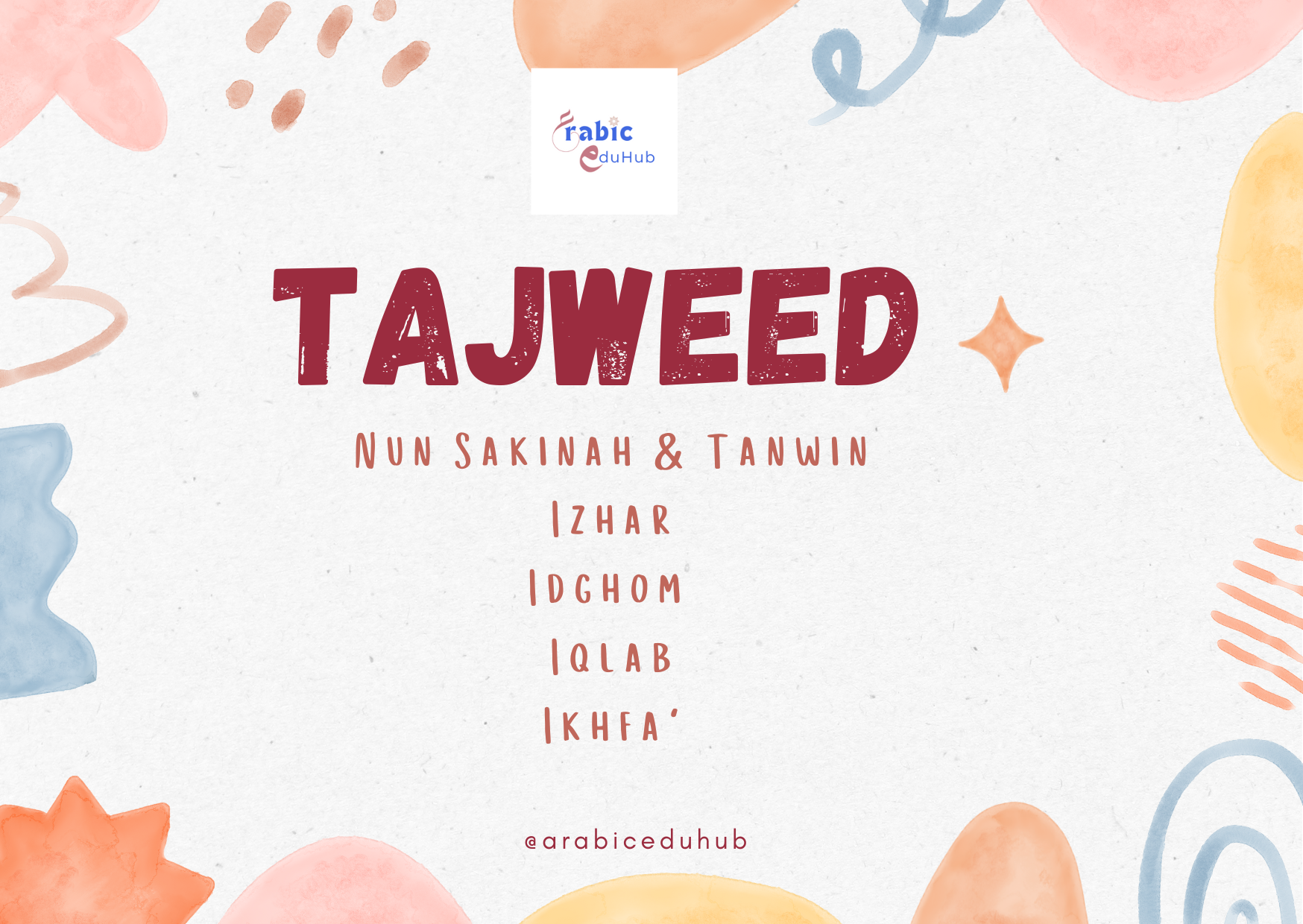 Rules of Nun Sakinah & Tanween – Arabic Edu Hub Rules of Nun Sakinah & Tanween – Arabic Edu Hub