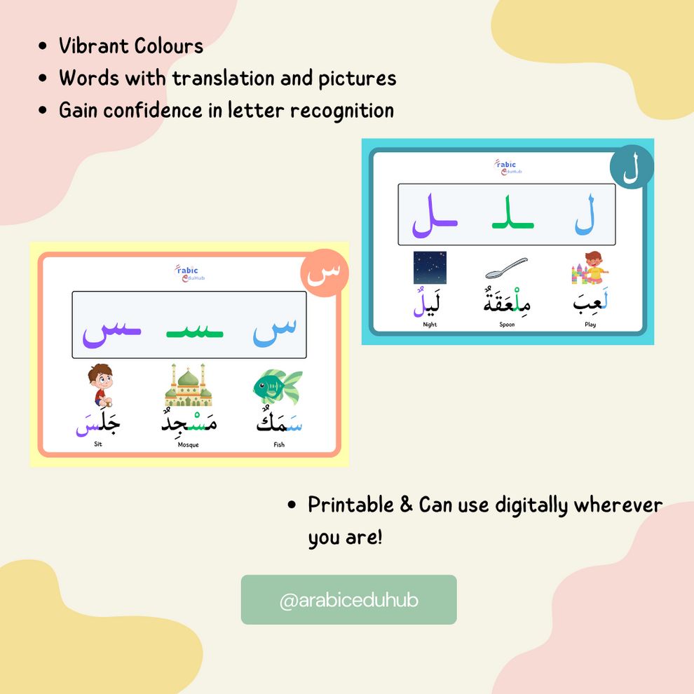 Arabic Connecting Letters – Arabic Edu Hub